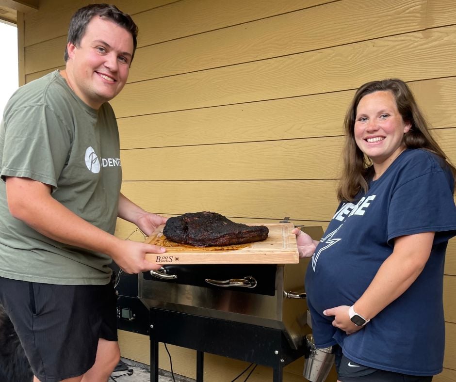 Brisket on the Recteq 590 - Austin Young